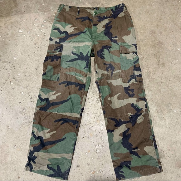 Pants | Camo Army Print Cargo Pants | Poshmark